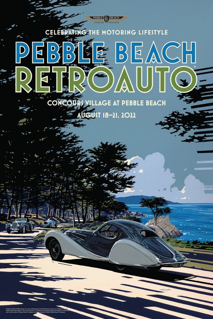 Our 2022 Posters - Pebble Beach Concours d'Elegance